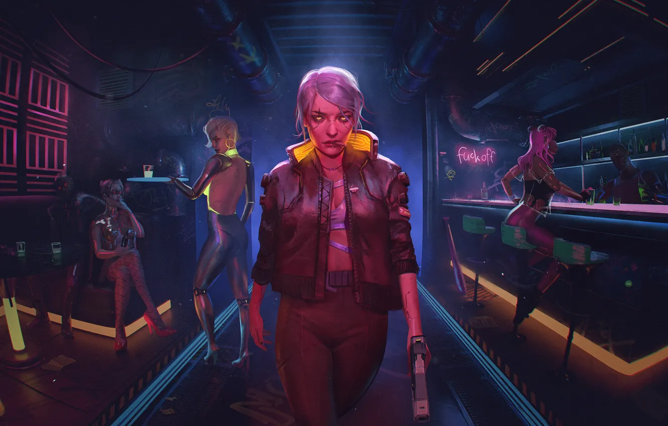 Wallpaper look, future, the game, technology, bar, future, game ...