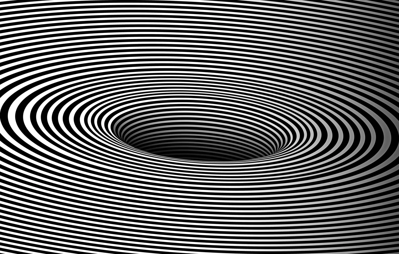 Wallpaper Line, Background, Funnel, Illusion, Optical illusion ...