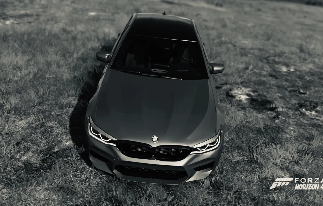 Wallpaper BMW, Game, Sedan, Silver, Filter, G90, Xbox One X, Forza ...