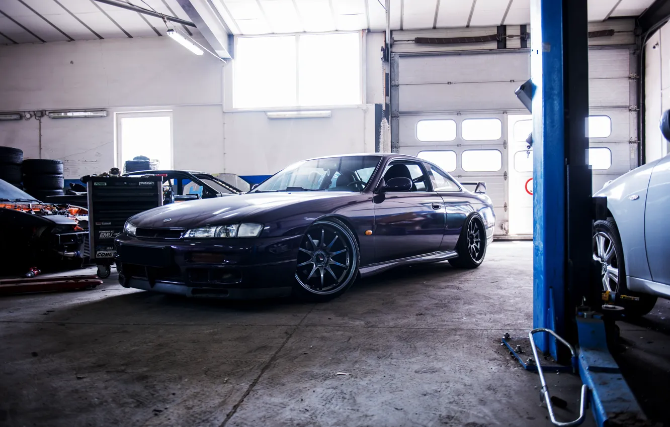 Wallpaper Nissan, Front, Side, Nissan Silvia, service, Silvia S14 for ...