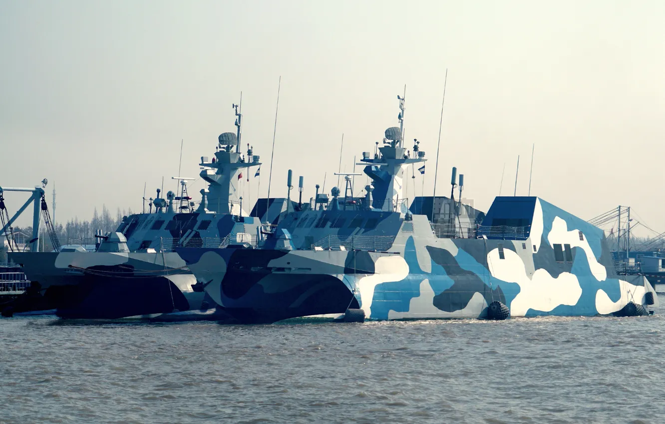 Wallpaper China, catamarans, missile boats, type 22 for mobile and ...