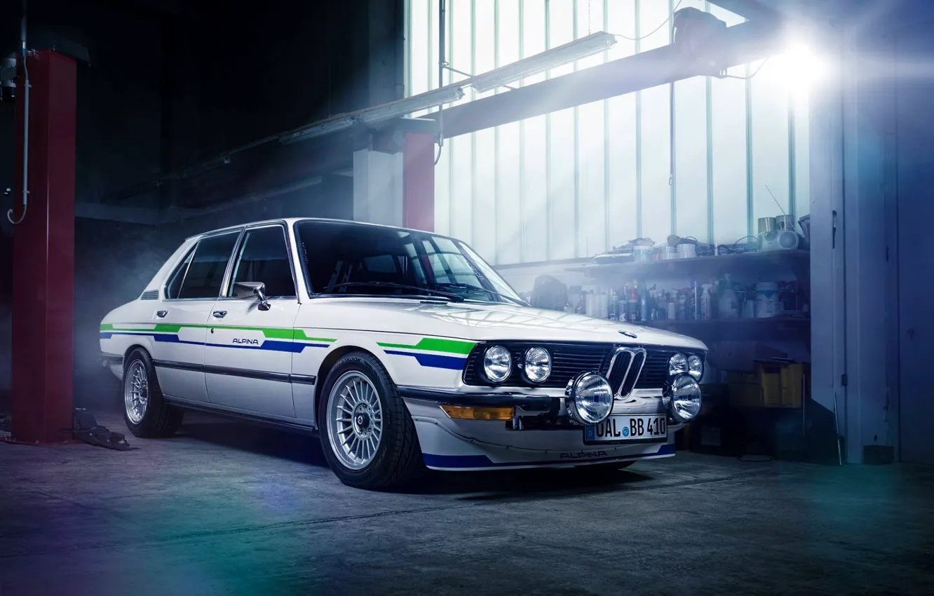 Wallpaper BMW, Sun, E28, Garage, Alpina, 1983, Ligth images for desktop ...