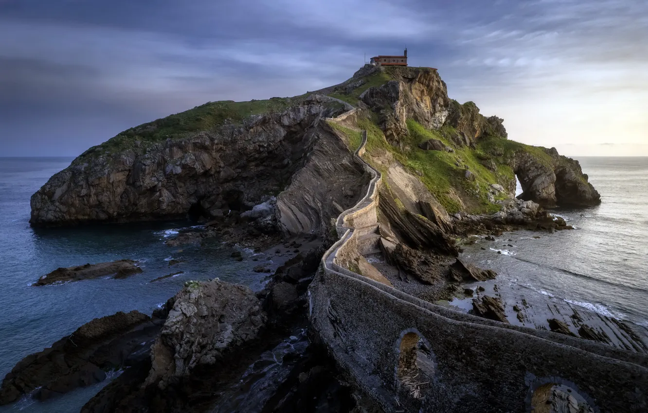 Wallpaper nature, Basque Country, Gibberish (San Pelaio), Bermeo for ...