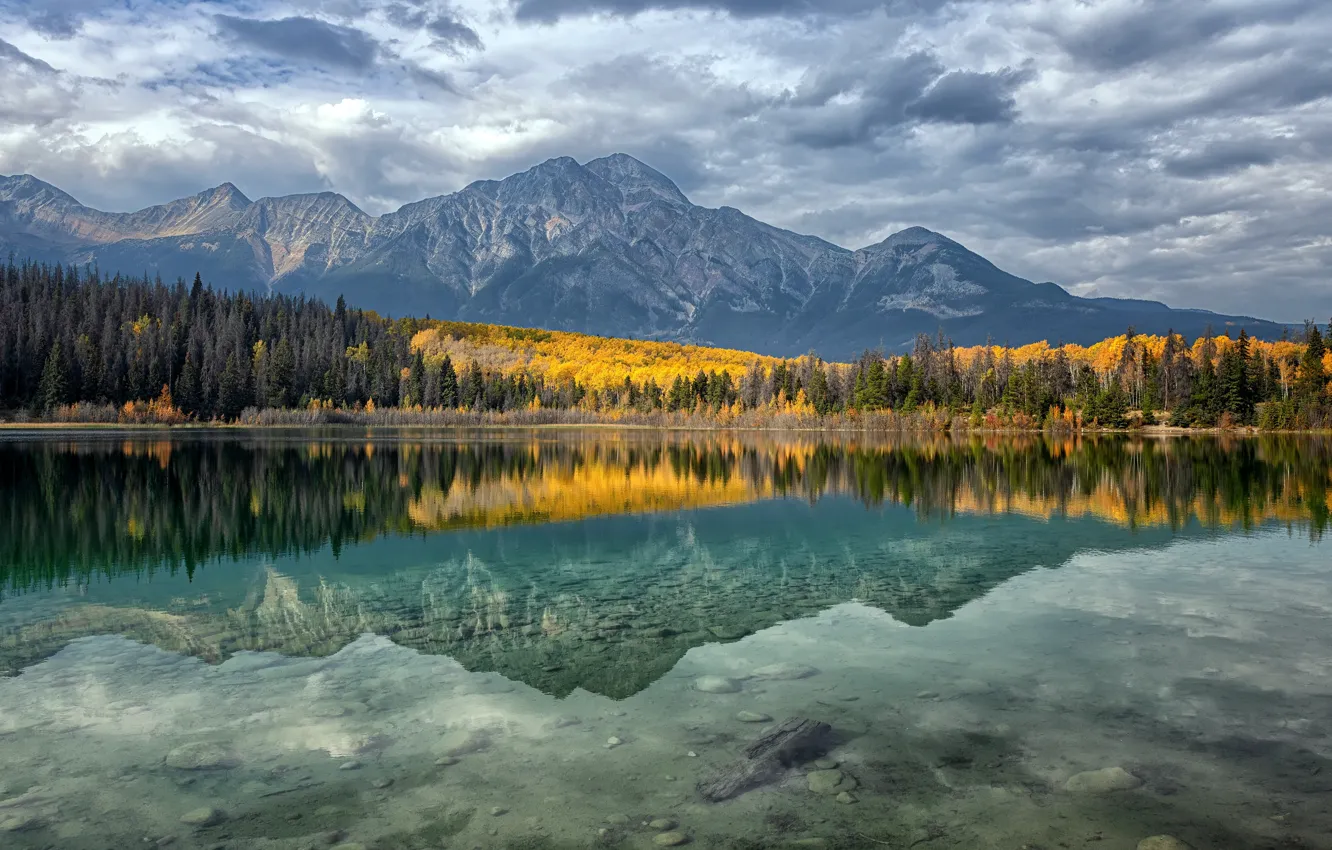 Wallpaper autumn, mountains, lake for mobile and desktop, section ...