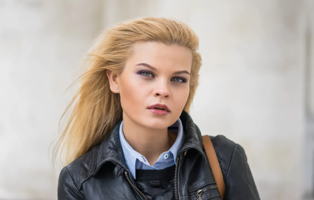 Wallpaper look, face, model, hair, jacket, Elena for mobile and desktop ...