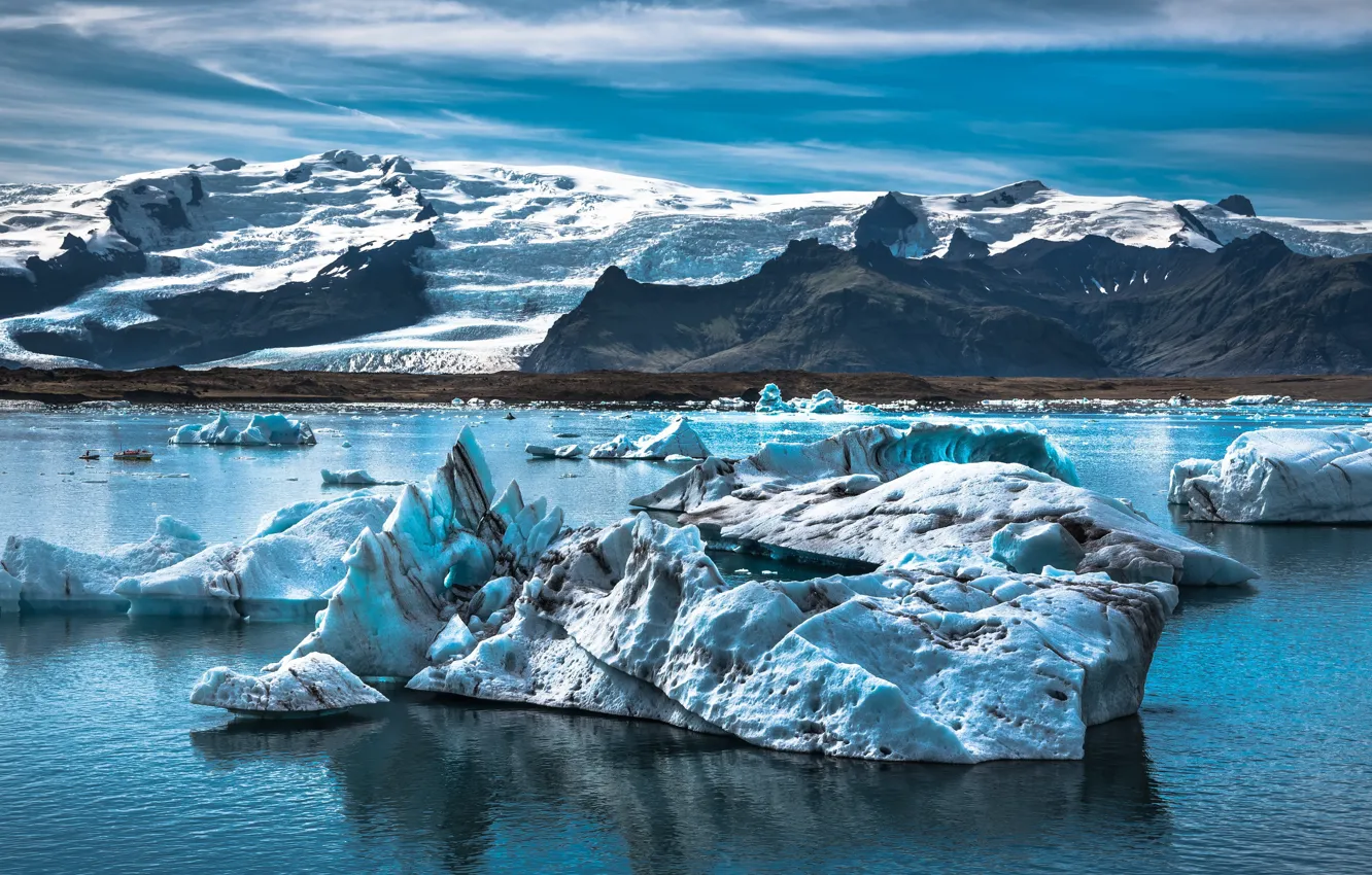 Wallpaper sea, shore, ice for mobile and desktop, section природа ...