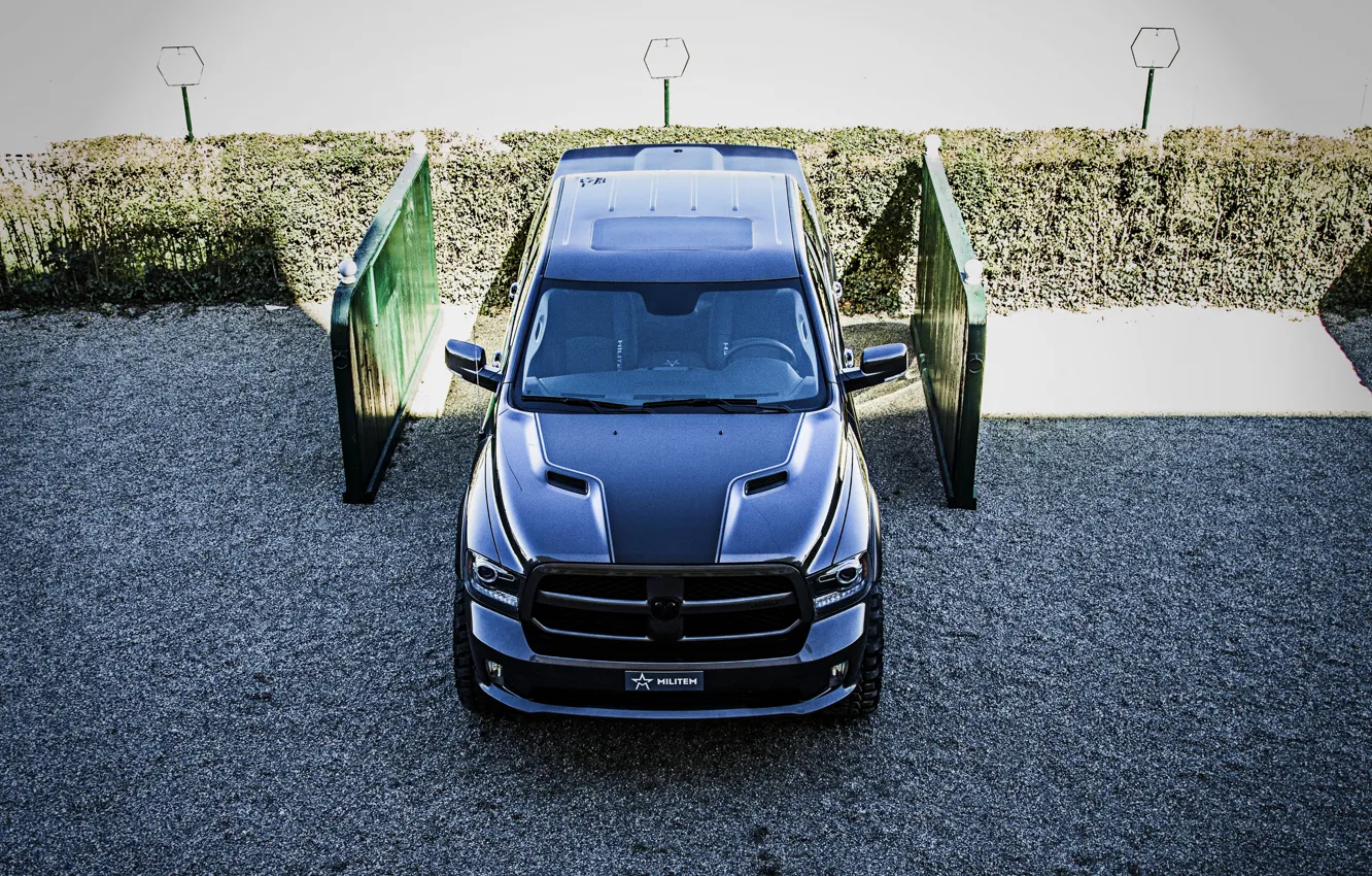 Wallpaper the hood, top, Dodge, pickup, Ram, 2017, 1500 RX Crew Cab ...