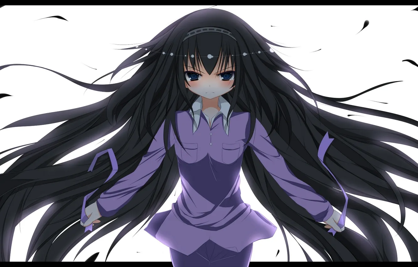 Wallpaper girl, magic, anime, art, tape, mahou shoujo madoka magica ...