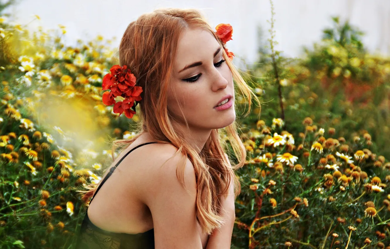 Wallpaper Summer Girl Nature For Mobile And Desktop Section девушки