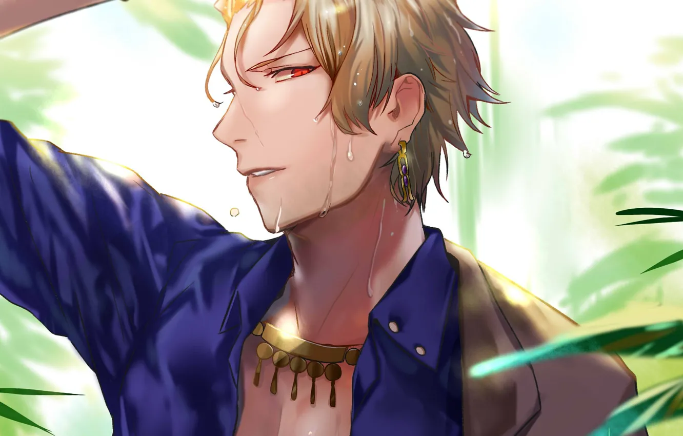 Wallpaper fanart, Gilgamesh, caster, Fate/Grand Order, Pixiv, Fanart ...