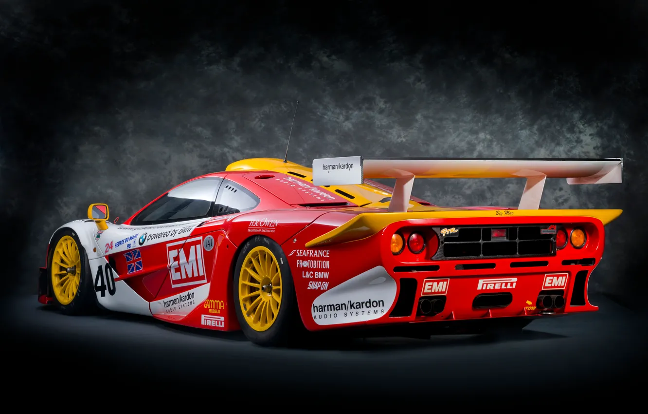 Wallpaper McLaren, McLaren, GTR, Longtail, 1997, GT1, Rear, Sports car ...