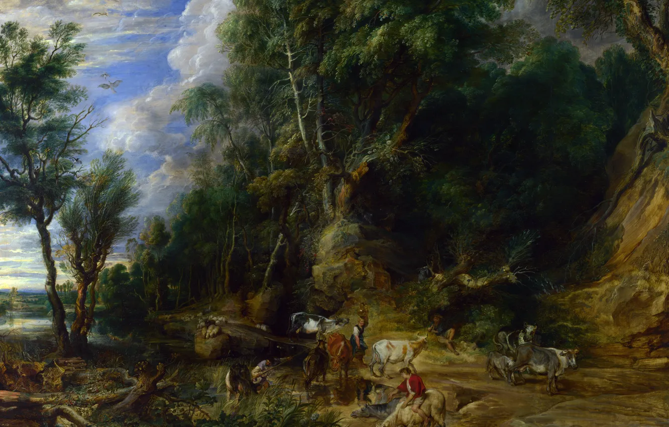 Wallpaper nature, picture, Peter Paul Rubens, Pieter Paul Rubens ...