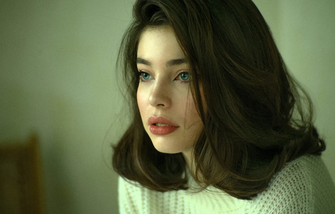 Wallpaper girl, sexy, hot girl, eyes, smile, beautiful, figure, model for mobile and desktop ...