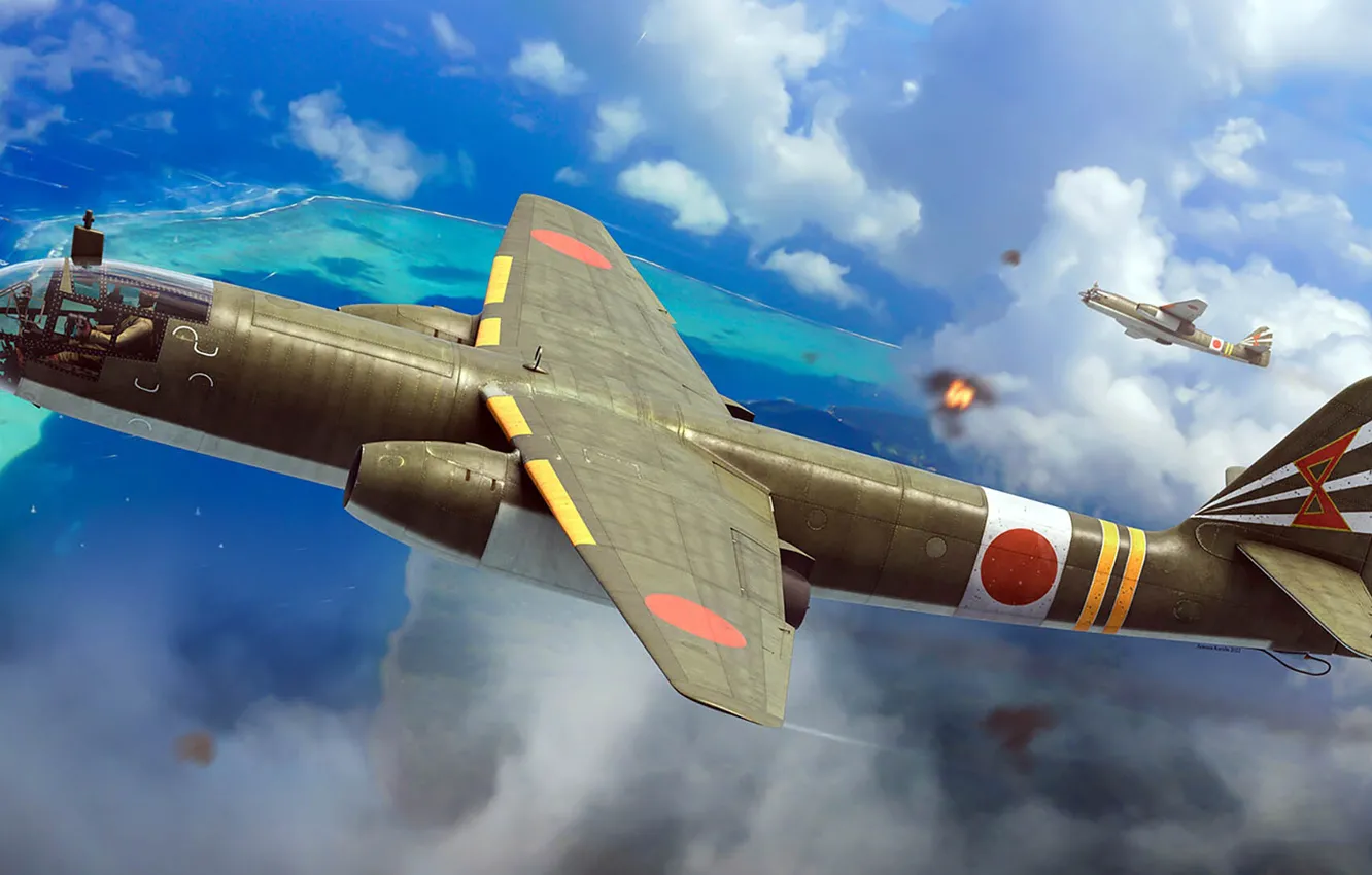 Wallpaper bomber, scout, Antonis (rOEN911) Karidis, Arado Ar 234 Blitz ...