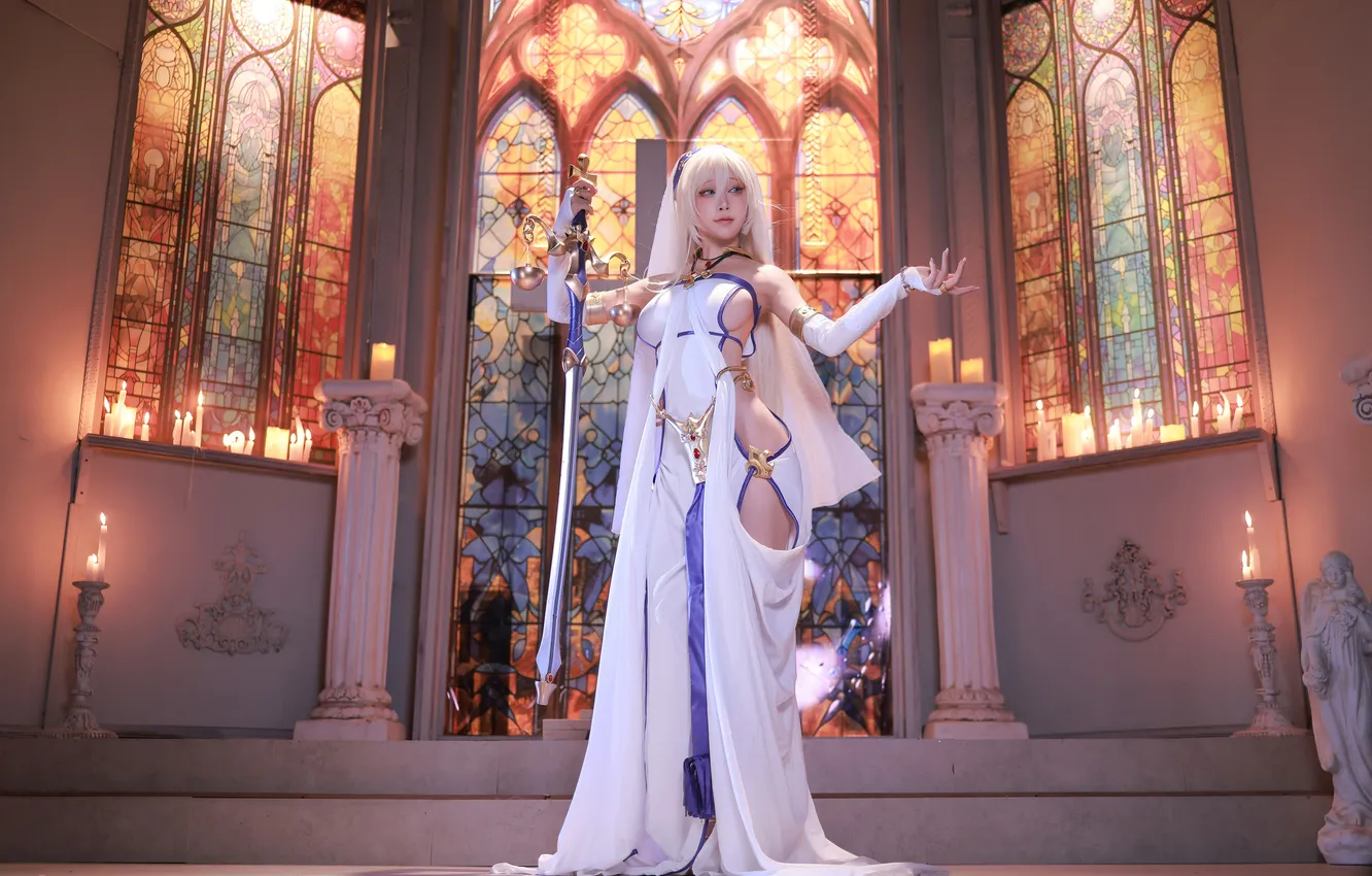 Wallpaper model, women, cosplay, asian, Sword Maiden, Shuimiaoaqua for ...