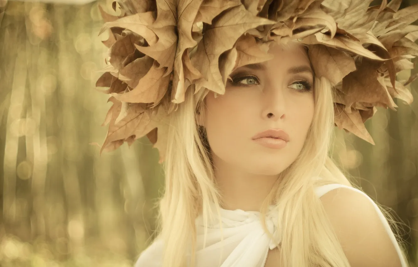 Wallpaper Autumn Leaves Portrait For Mobile And Desktop Section