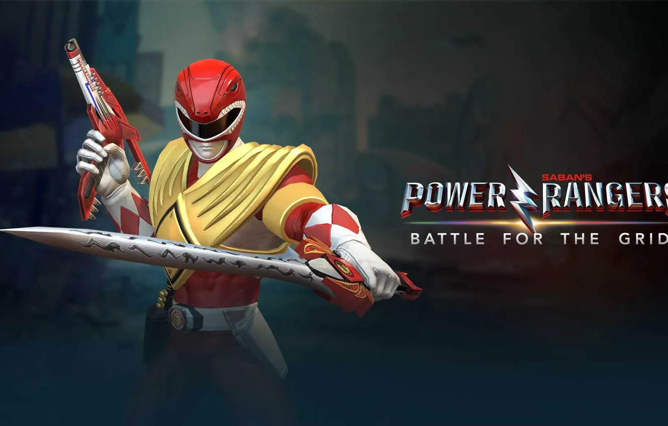 Wallpaper sword, game, armor, weapon, warrior, Power Rangers, red ...