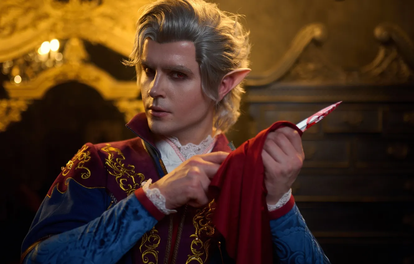 Wallpaper elf, guy, blade, cosplay, cosplay, Grayson, GraysonFin ...