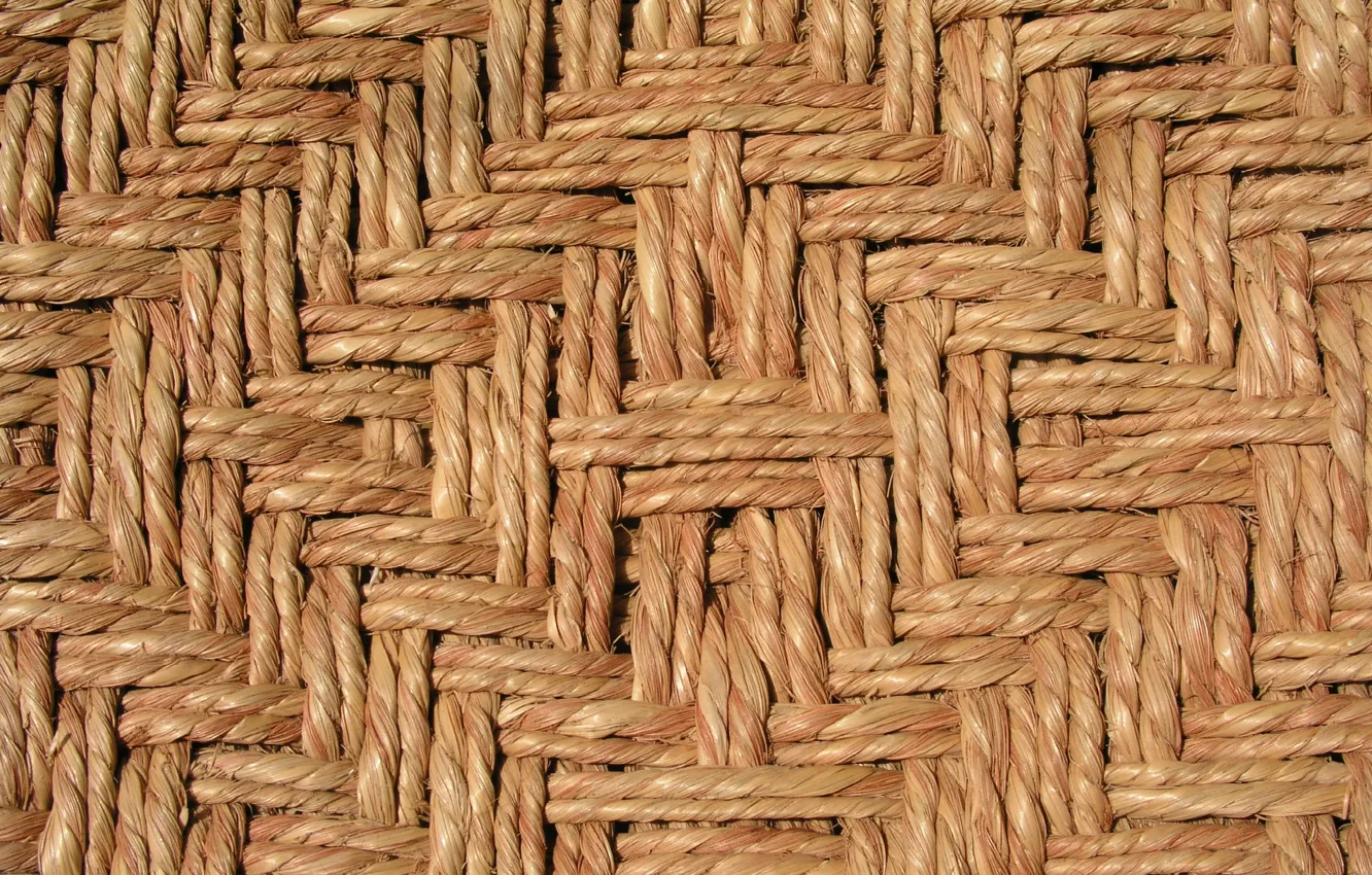 Wallpaper texture, rope, fiber, netting, straws, natural material ...