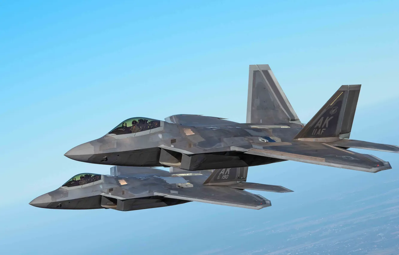Wallpaper UNITED STATES AIR FORCE, multi-purpose fighter of the fifth ...
