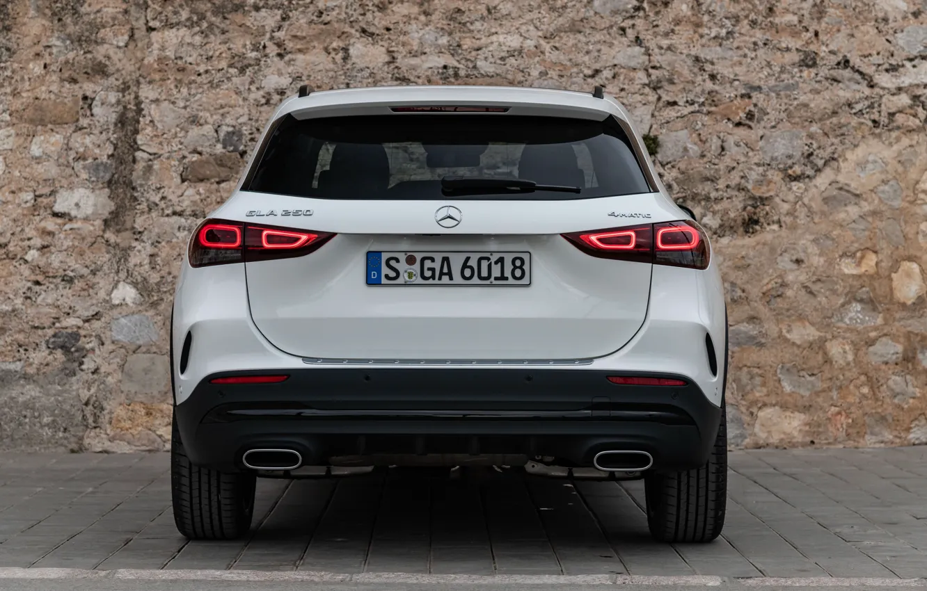 Wallpaper Mercedes-Benz, rear view, crossover, GLA, 4MATIC, GLA-Class ...