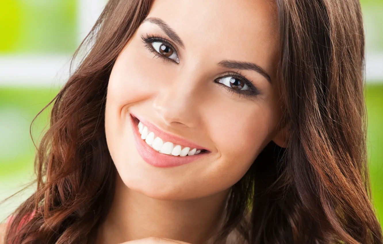 Wallpaper smile, model, look for mobile and desktop, section девушки ...