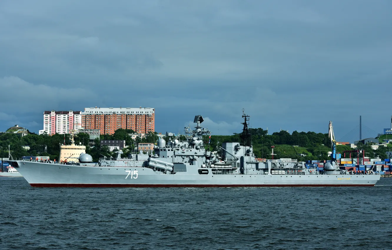 Wallpaper Navy, quick, squadron, destroyer, the project 956 for mobile ...