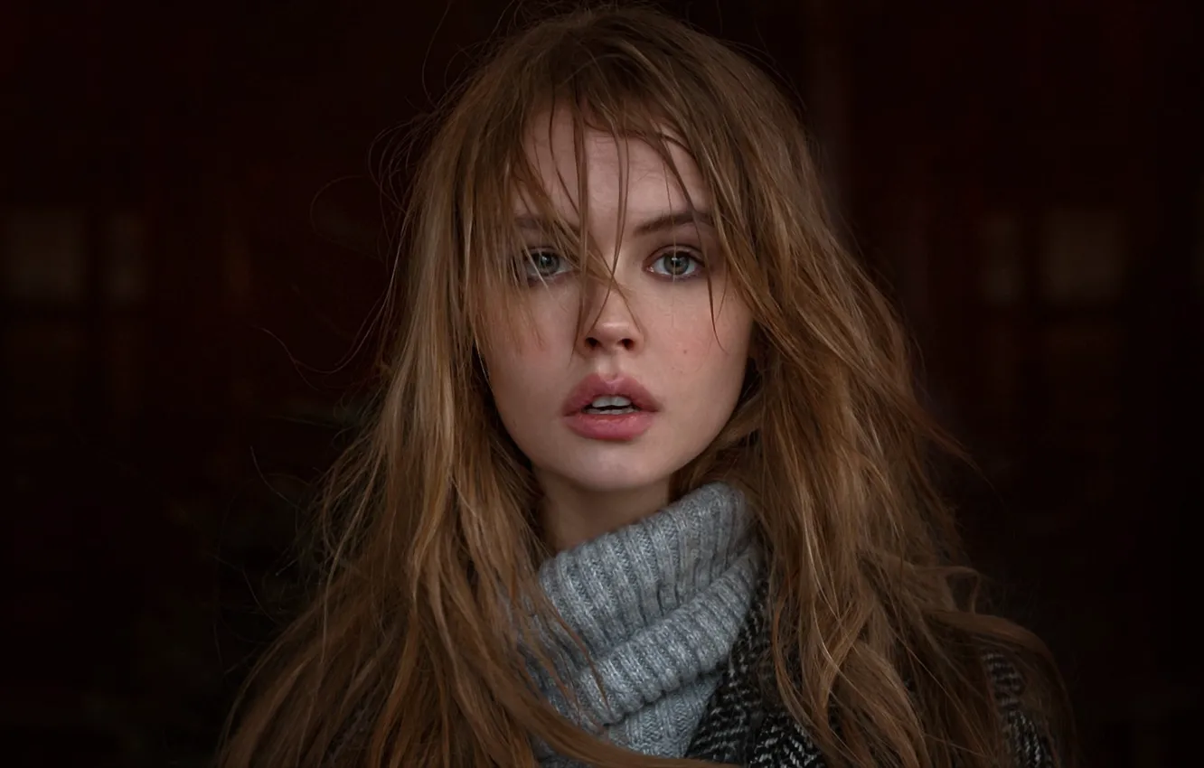 Wallpaper Model, Portrait, Sweater, Close Up, Anastasia Schlegova for ...