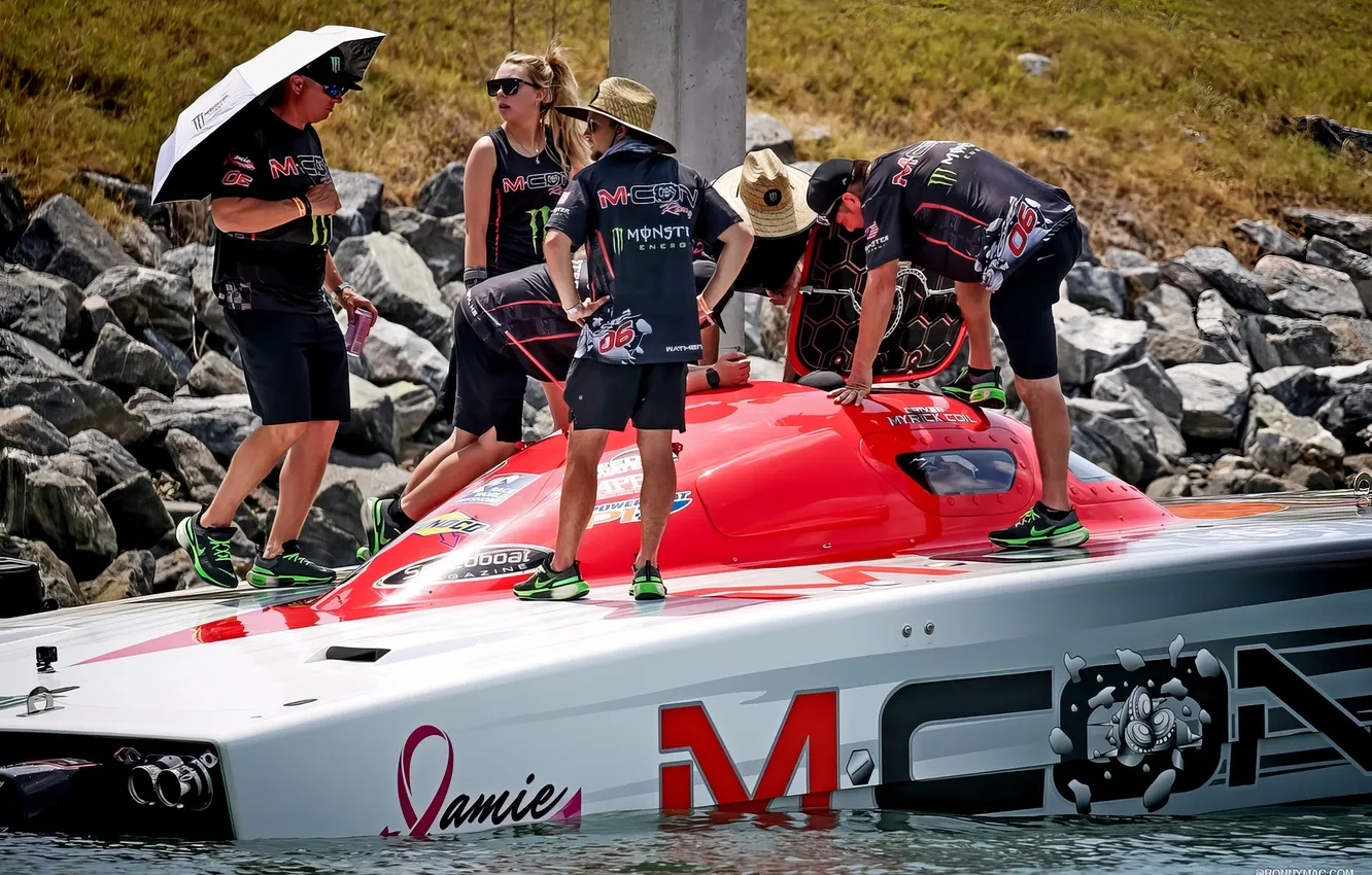 Wallpaper speed, boats, race for mobile and desktop, section спорт ...