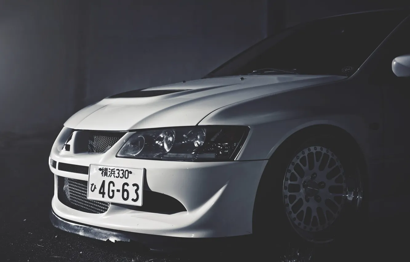 Wallpaper White, Mitsubishi, Lancer, Car, White, Lancer, Mitsubishi ...