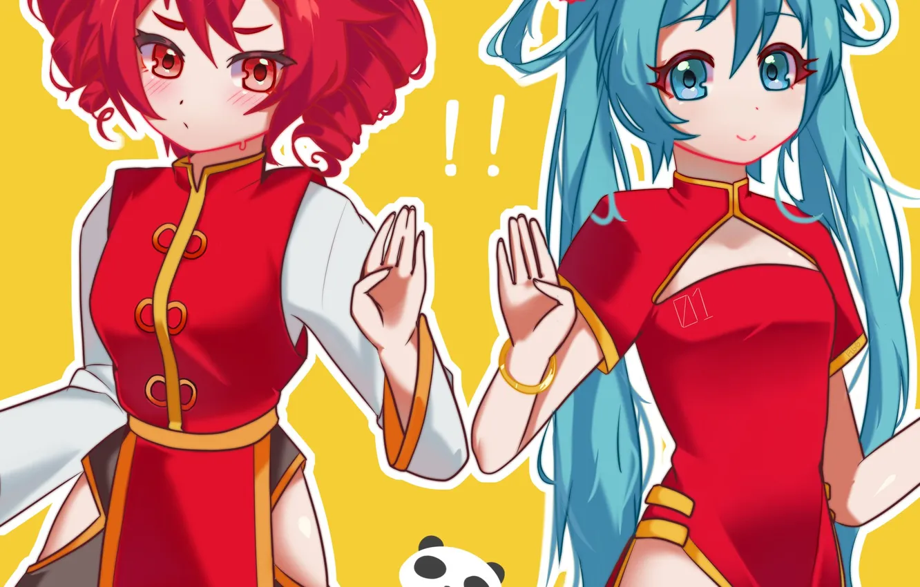 Wallpaper China, vocaloid, hatsune miku, girls, anime, miku append ...