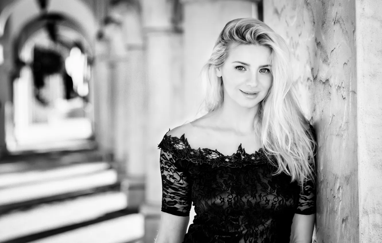 Wallpaper smile, model, pretty, Christopher Rankin for mobile and ...