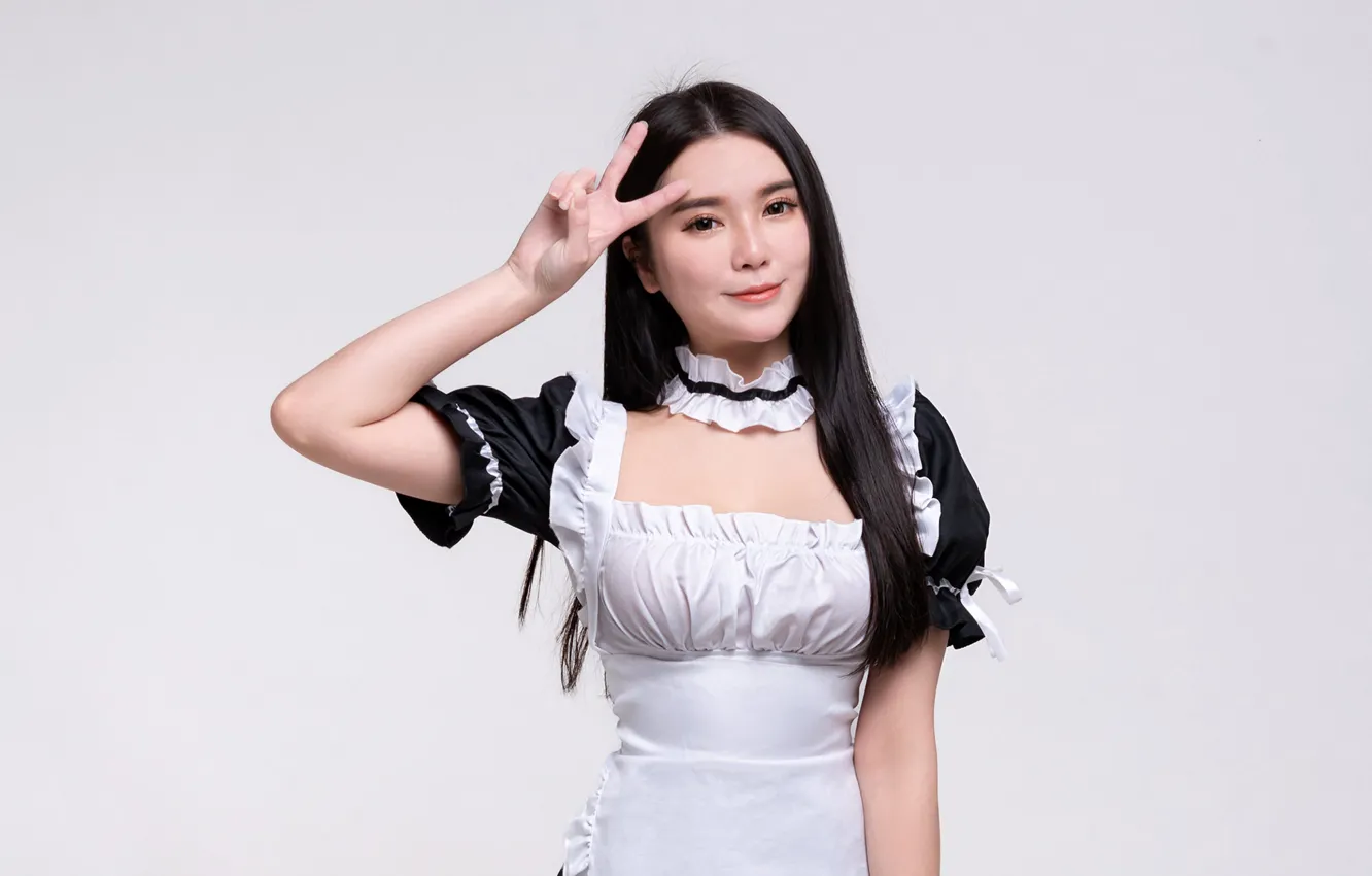 Wallpaper Look Girl Brunette Form Asian For Mobile And Desktop Section девушки Resolution 