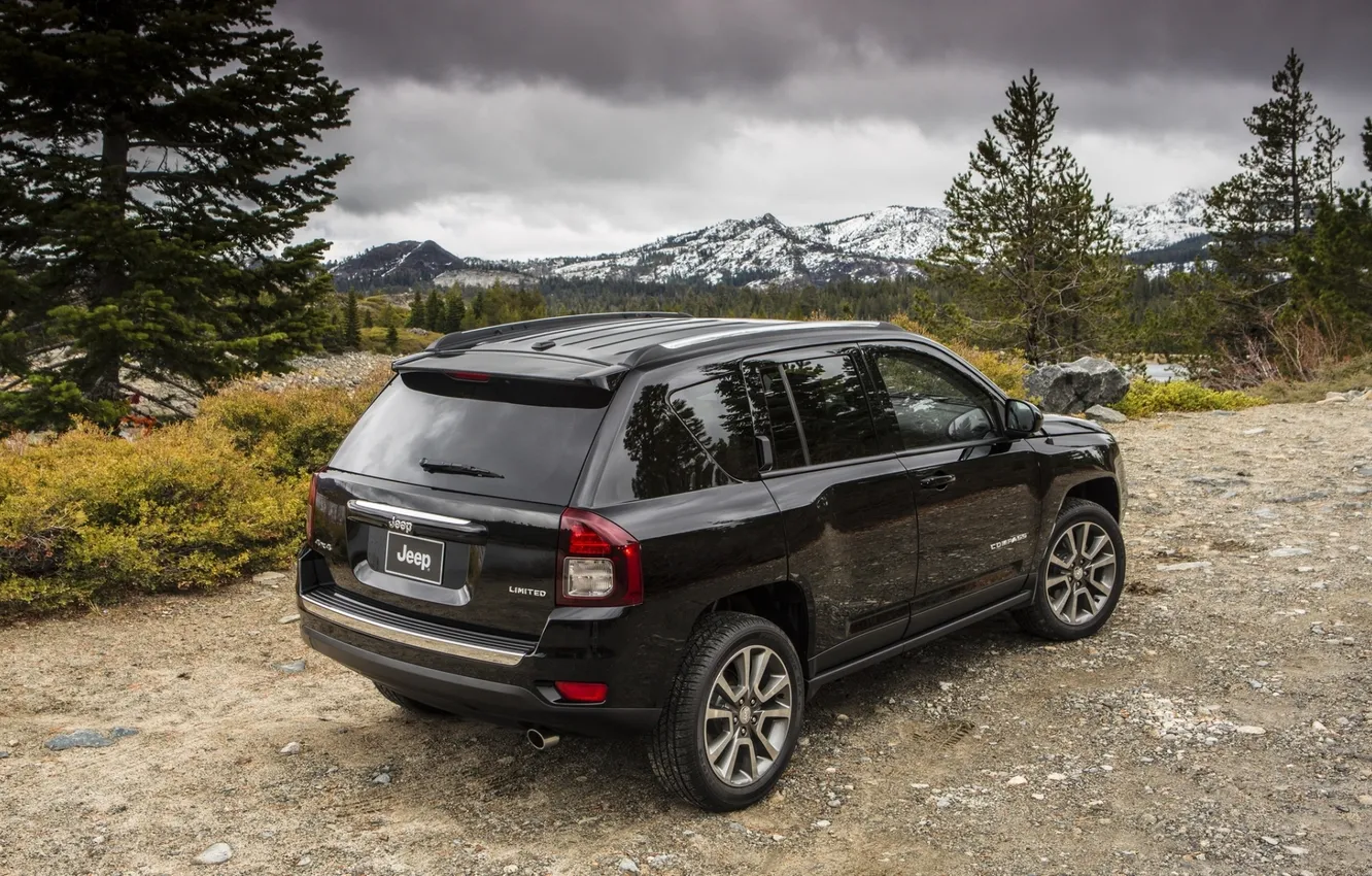 Wallpaper jeep, compass, rear view, compass, Jeep for mobile and ...