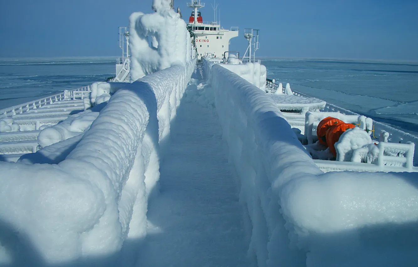 Wallpaper Canada, tanker, icing for mobile and desktop, section ...