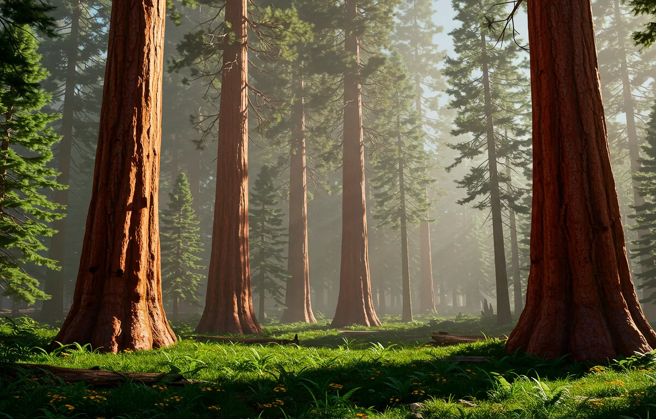 Wallpaper forest, grass, trees, Wallpaper, shadow, wallpaper, grass ...