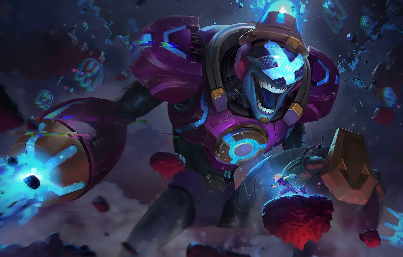 Wallpaper art, League of Legends, brand, LoL, skin, Battle Boss for ...