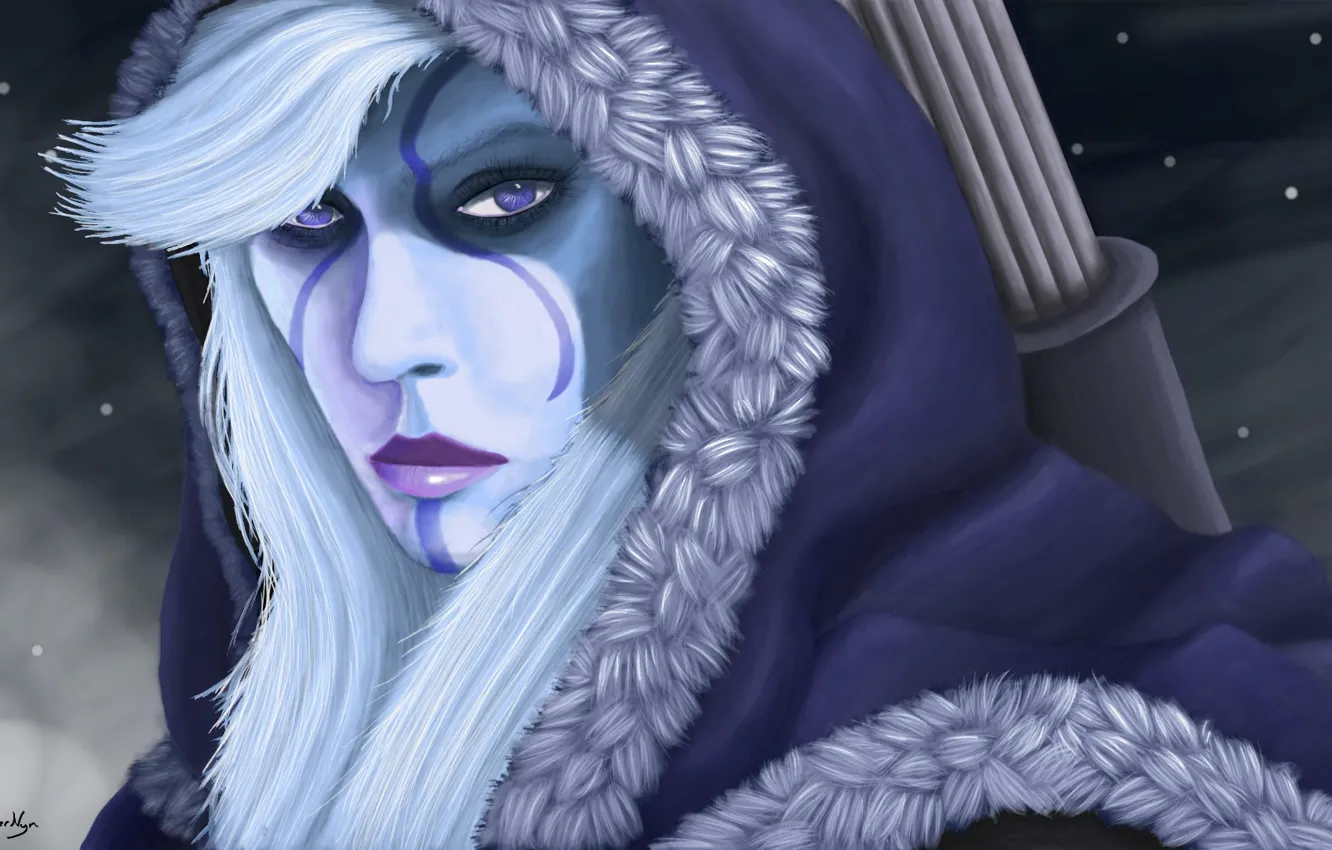 Wallpaper Archer, Dota2, Drow Ranger images for desktop, section игры ...