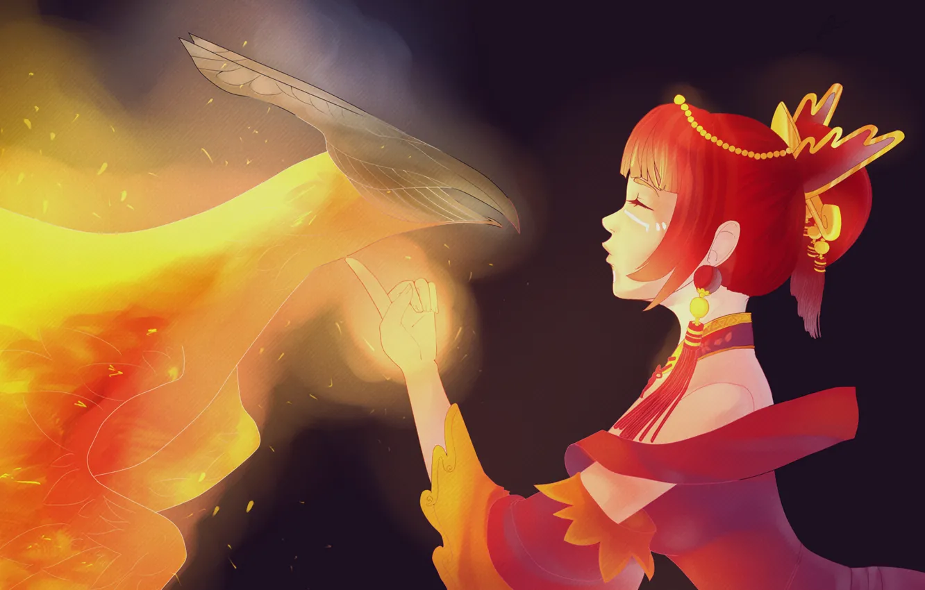 Wallpaper Dota 2, Phoenix, Lina, Supernova, Icarus Dive, Laguna Blade, Sun Ray, Light Strike ...