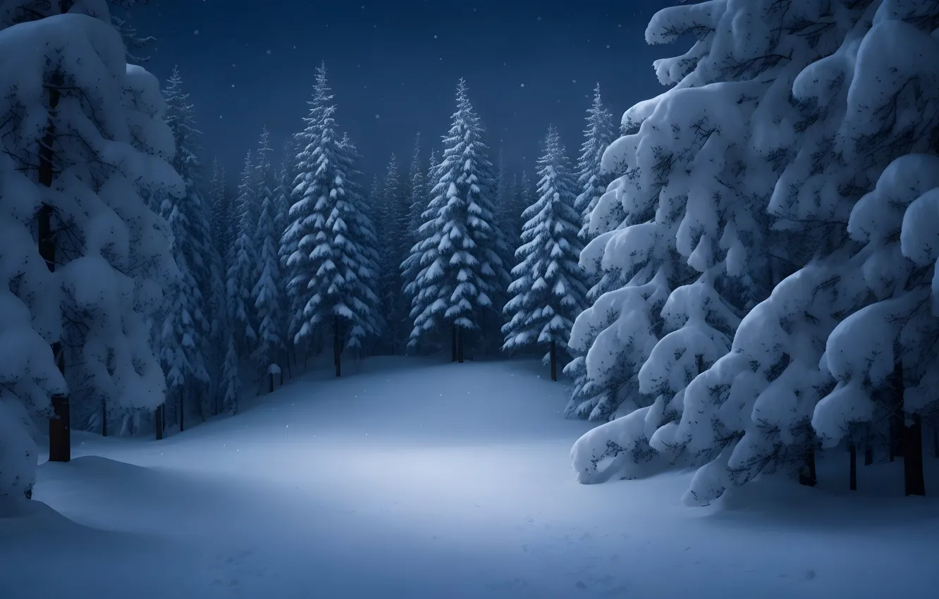 Wallpaper winter, frost, forest, snow, trees, nature, winter, tree for ...