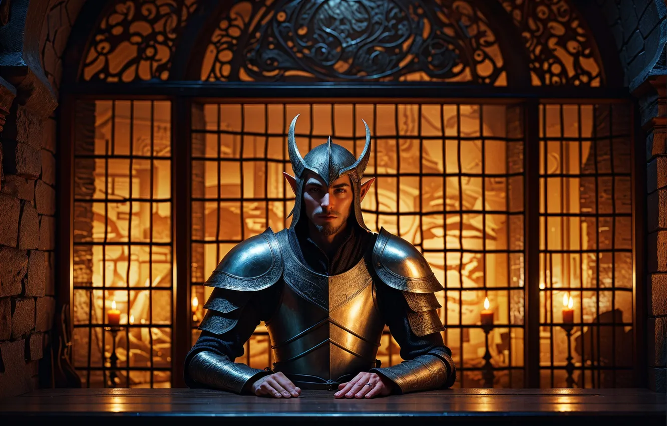 Wallpaper fantasy, guy, knight for mobile and desktop, section ии арт ...