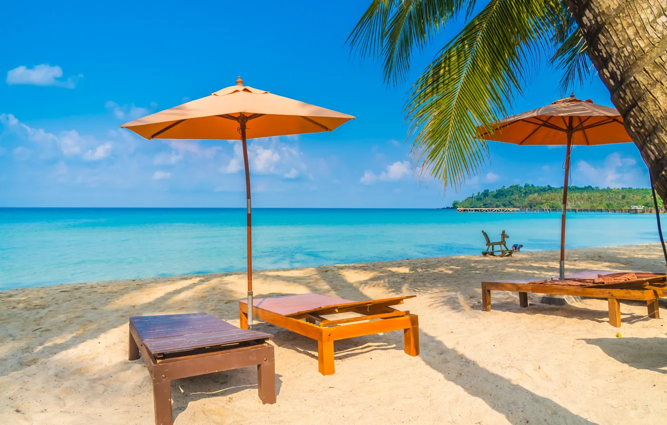 Wallpaper clouds, landscape, nature, stay, The sky, Sea, Beach, Summer ...