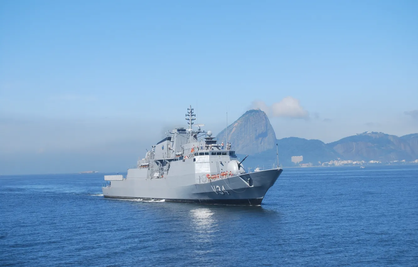 Wallpaper Brazil, Rio de Janeiro, 4.5-inch cannon, Corvette Barroso (V ...