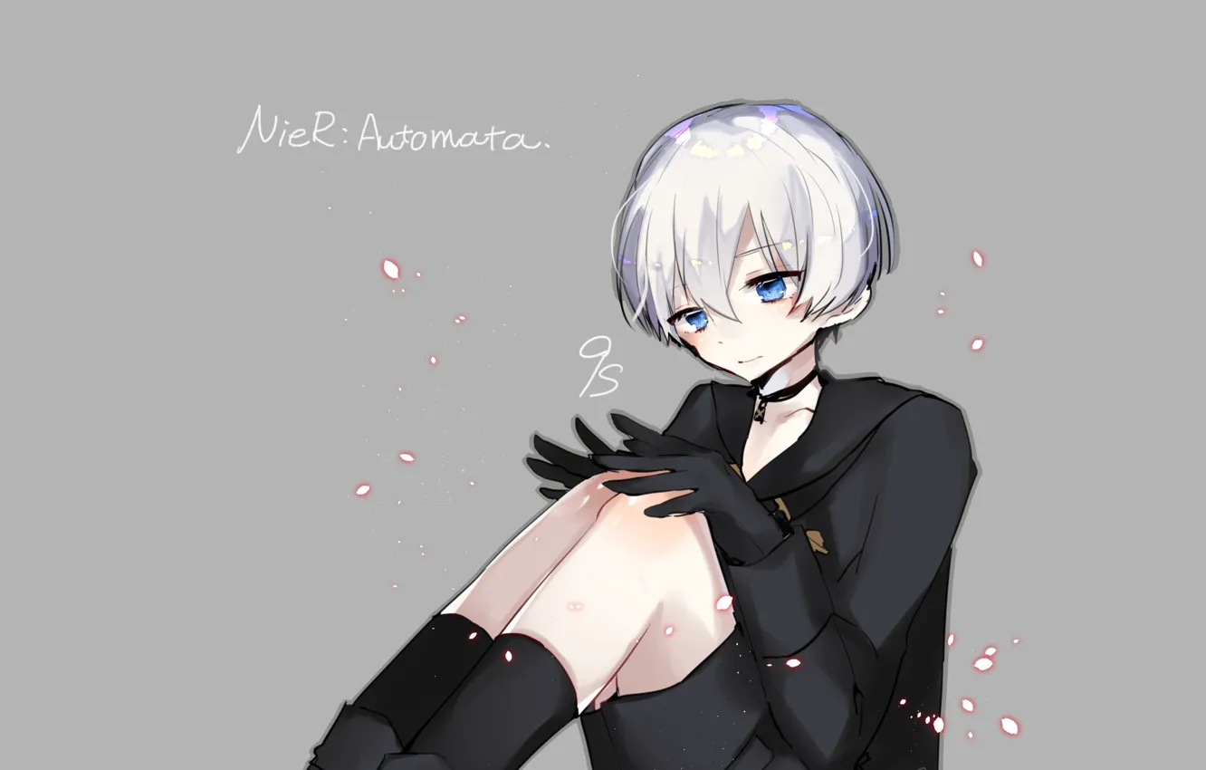 Wallpaper boy, art, Nier Automata, YoRHa No 9 Type S for mobile and ...