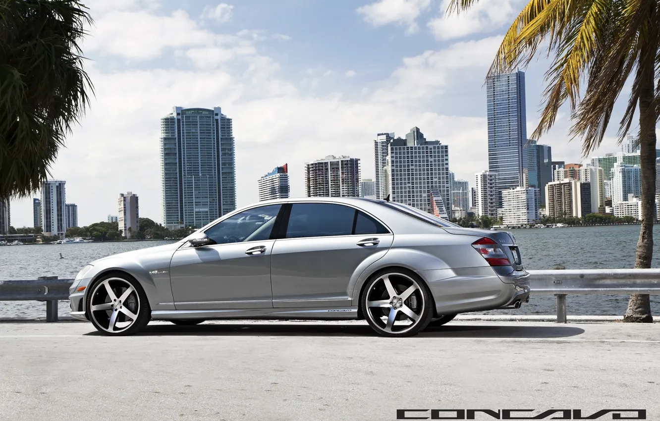 Wallpaper water, the city, mercedes, drives images for desktop, section ...