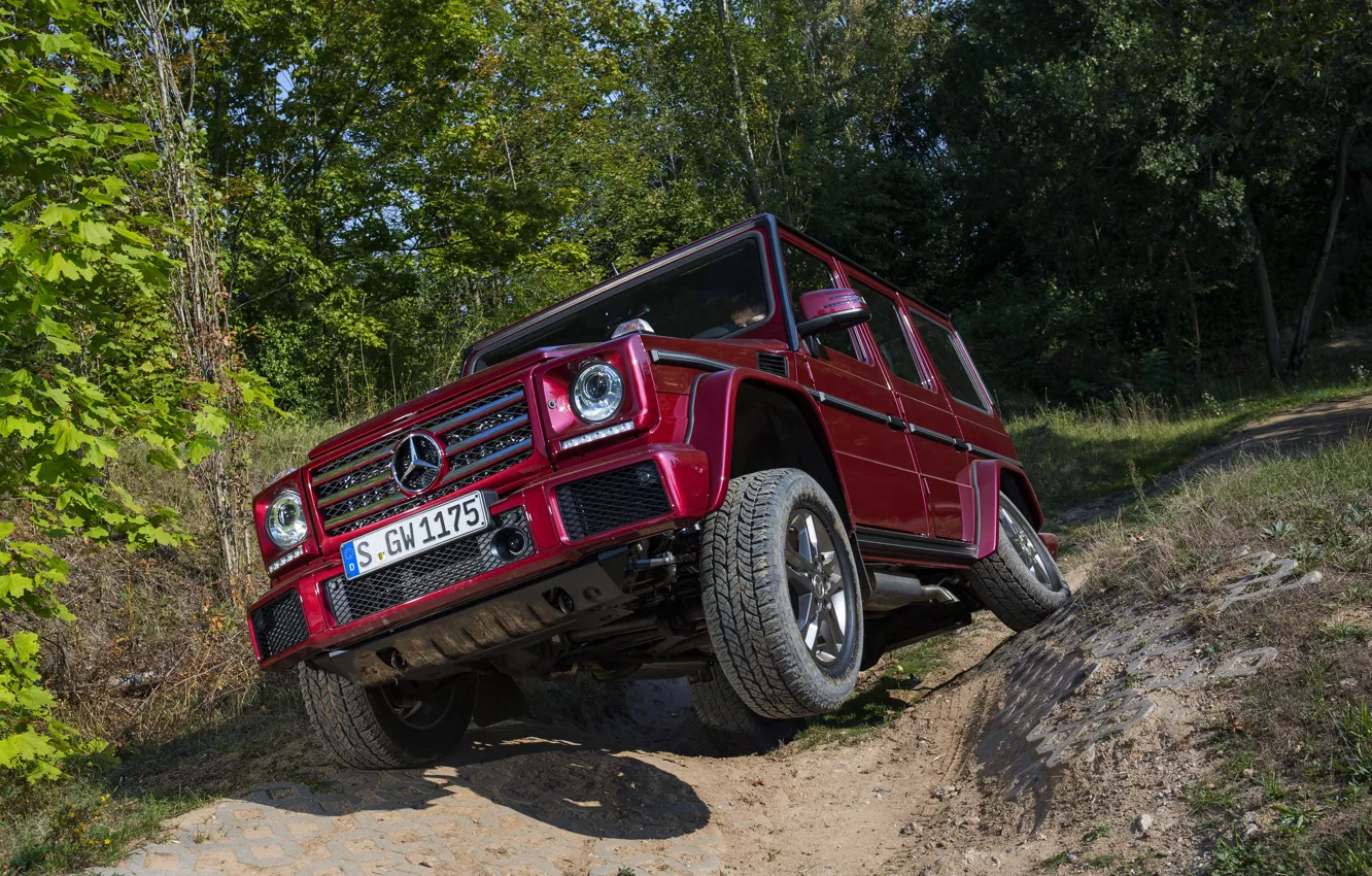 Wallpaper Mercedes-Benz, SUV, the front, G500, G-Class, 2015, G 500, V8 ...