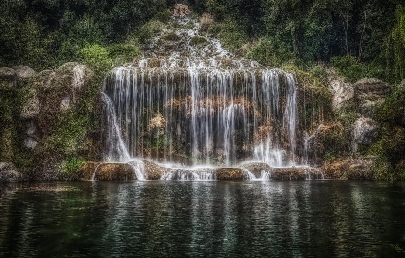 Wallpaper nature, lake, stream, waterfall, beauty, jets of water for ...