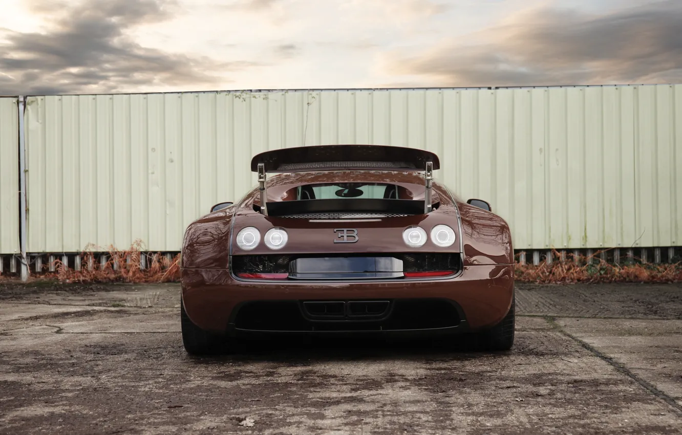 Wallpaper Bugatti, Veyron, rear, Bugatti Veyron 16.4 Super Sport for ...