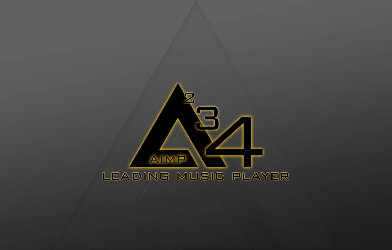 Wallpaper Music, Logo, Hi-Tech, Minimalism, AIMP 4 for mobile and ...