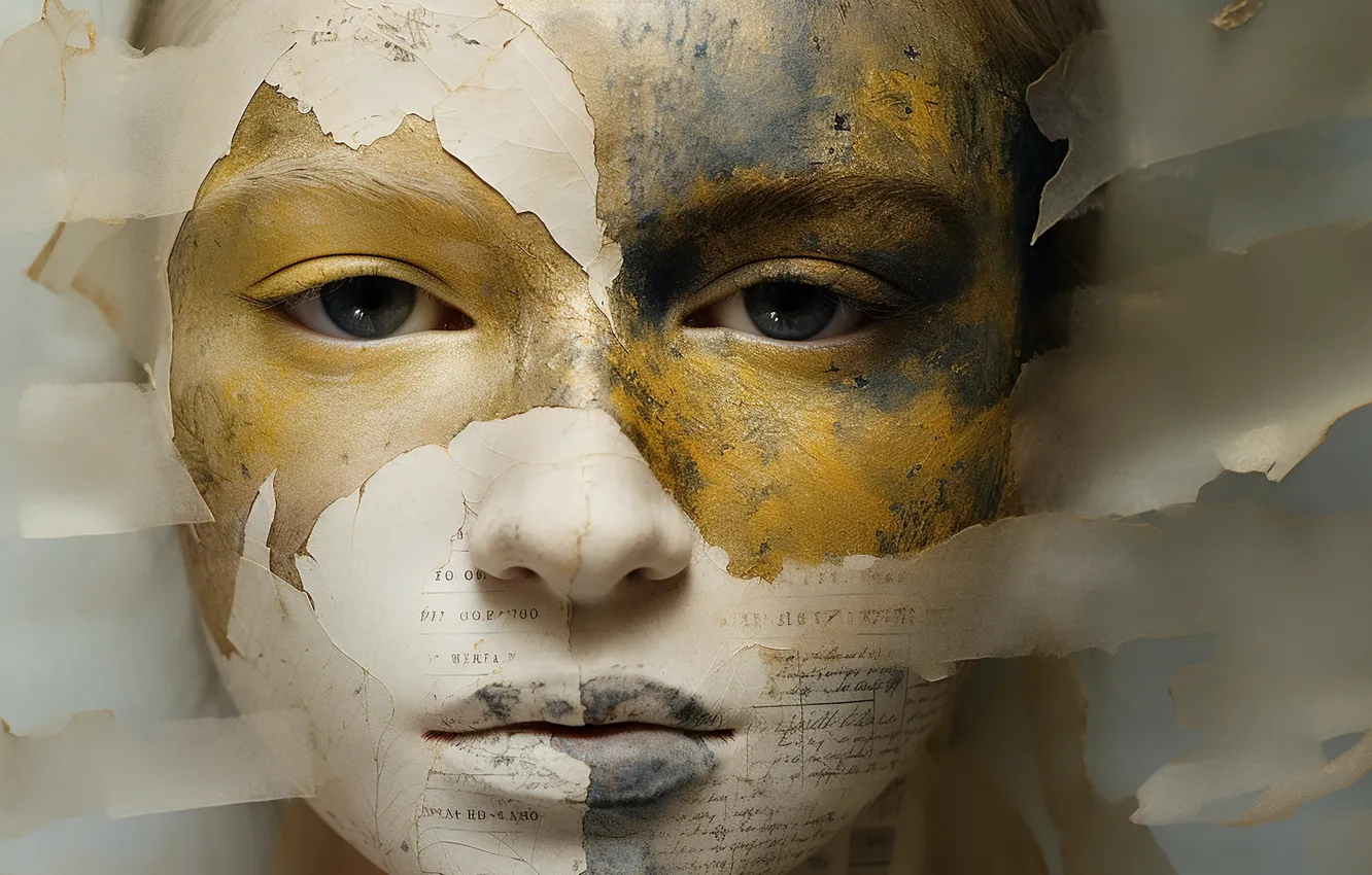 Wallpaper girl, portrait, art for mobile and desktop, section девушки ...